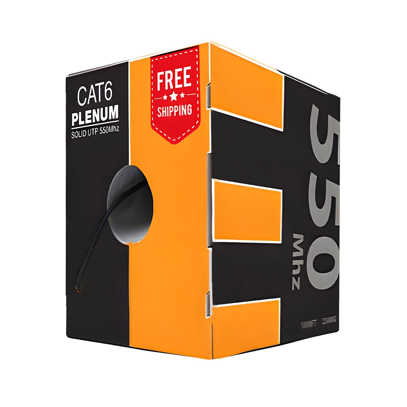 Pack of 24 Cat6 Plenum 1000FT Ethernet Cable